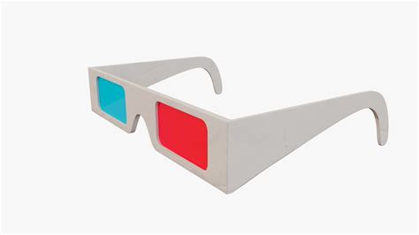 Anaglyph Glasses 3d Obj