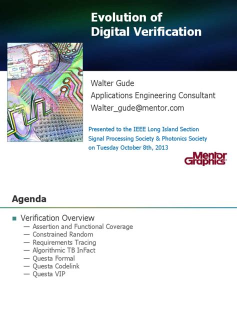 Verification Overview Pdf Formal Verification Hardware