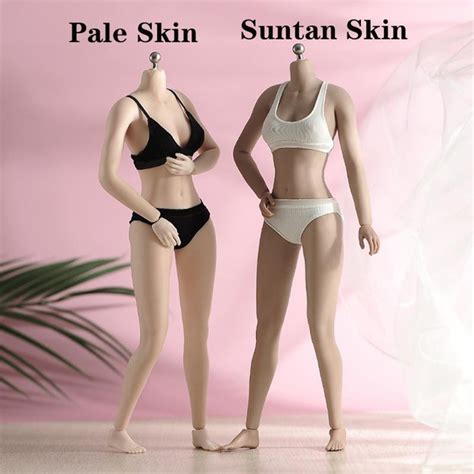 1 6 super flexible female seamless action figure model and wearing bra