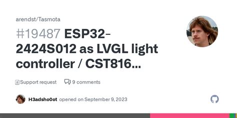 Esp32 2424s012 As Lvgl Light Controller Cst816 Support · Arendst Tasmota · Discussion 19487