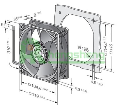 EBM Papst 4414M DC Fan Axial Ball Bearing 24V 18V To 28V 108 3CFM 42dB