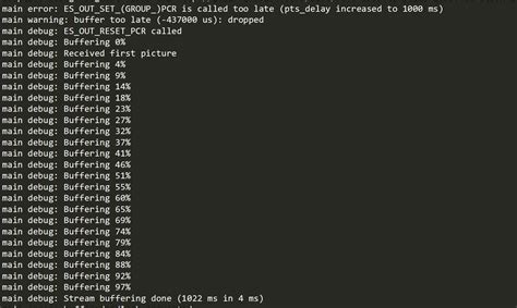 SRT Streaming To The SRS Server Using VLC To Pull The M U Stream Experiencing Buffering And