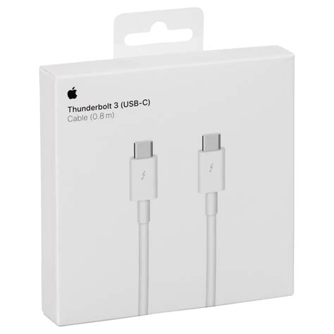 כבל Thunderbolt 3 (USB-C) Cable 0.8m MQ4H2ZM/A Apple