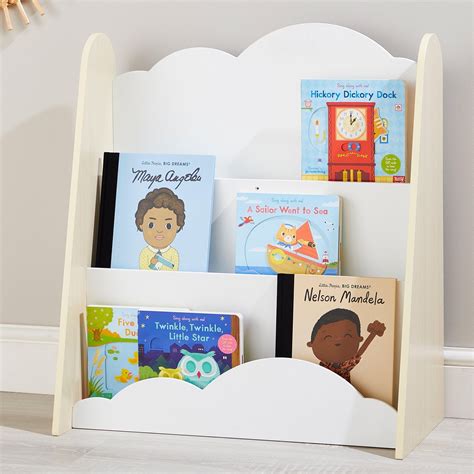 Toylife Wooden Cloud Book Shelf White