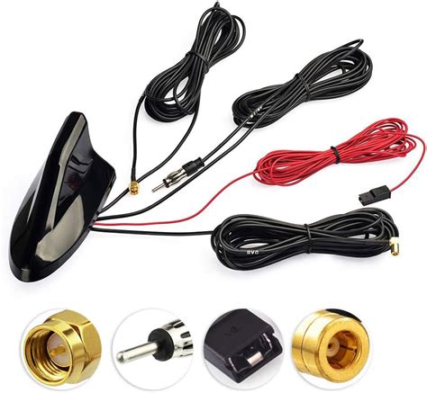 Eightwood DAB DAB Antenne Autoradio Antennensplitter AM FM GPS