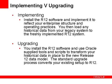 Best Practices For Adopting Oracle EBusiness Suite Release