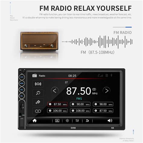 HD Din Automobile Car Multimedia Player MP Pl Grandado