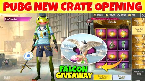 Falcon Giveaway 😍 Pubg Lite New Crate Opening Pubg Lite Lucky Crate