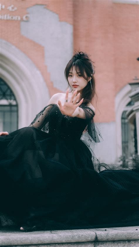 黑色婚纱图片欣赏美图作品大鱼76肖肖艺图语