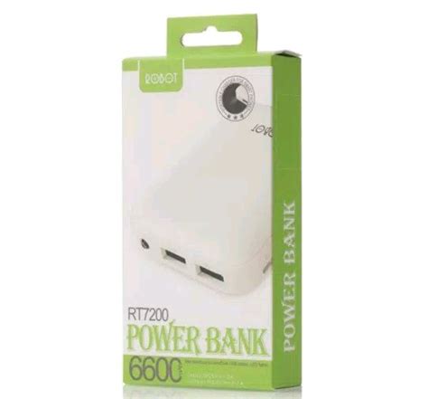 Jual PROMO POWERBANK ROBOT RT7200 6600mAh ORIGINAL Di Lapak Rikydos