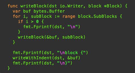 Notes On Generating Indented Code In Go By Daisuke Maki Medium