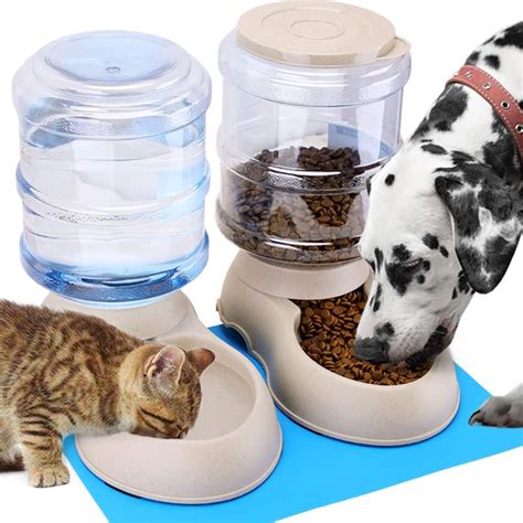 Amazon 2 Pack Automatic Cat Feeder And Water Dispenser In Set
