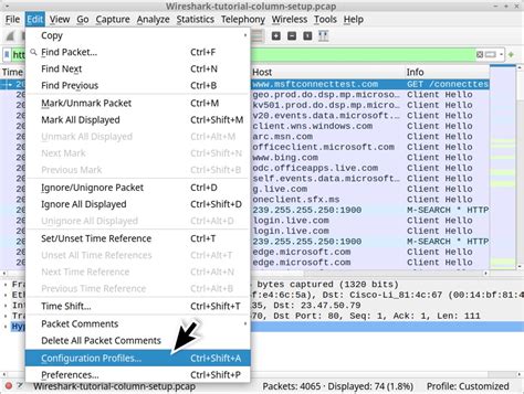 Wireshark Tutorial Changing Your Column Display