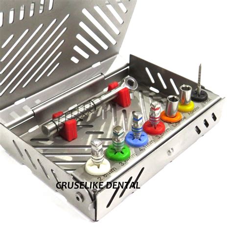 8 Pcs Bone Compression Kit Dental Implant Surgical Sinus Lift Expander