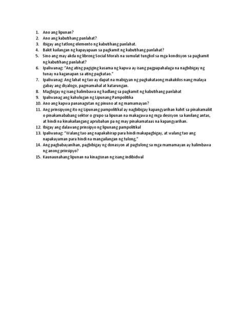 graded recitation questions pdf