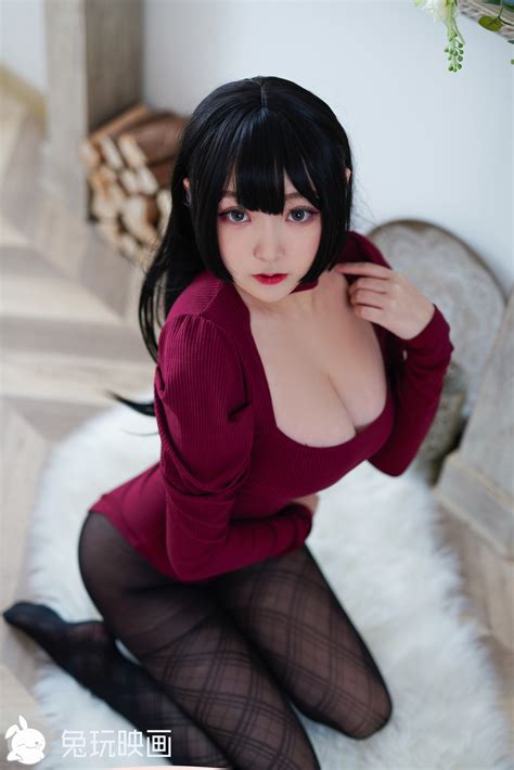 [래빗무비] D64 007 래빗무비 레드원피스스웨터 V2ph