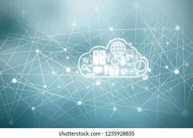 D Rendering Cloud Computing Stock Illustration Shutterstock