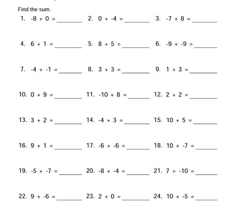 Integers Maths Assignment Teachmint