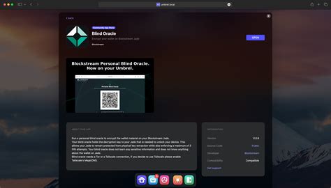 Set Up A Personal Blind Oracle With Umbrel Blockstream Help Center