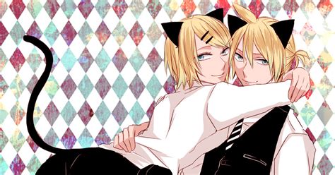 鏡音レン 双子でにゃんにゃんにゃんの日と聞いて チエのイラスト Pixiv