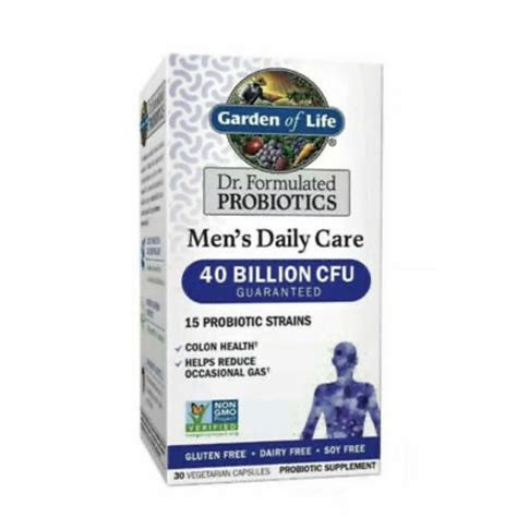Garden Of Life Dr Formulated Probiotics Mens Daily Care 40 Billion 30