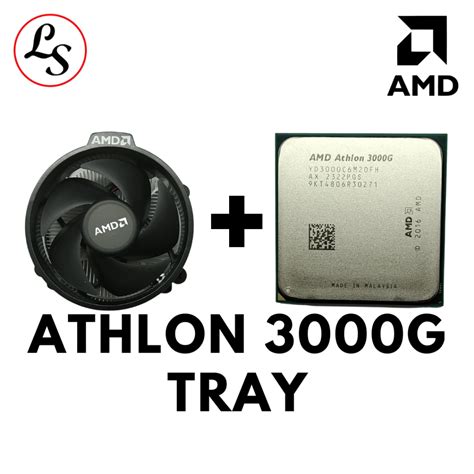 Jual AMD PROCESSOR Athlon 3000G With Radeon Vega 3 FAN TRAY Shopee Indonesia