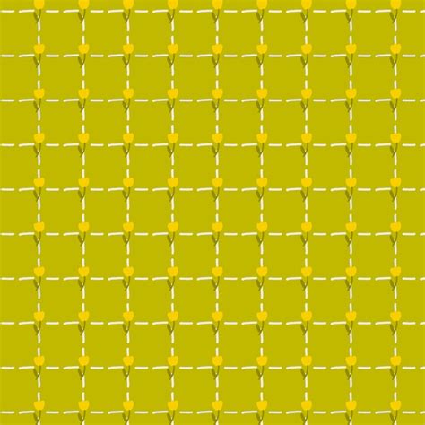 Premium Vector Checkered Floral Pattern