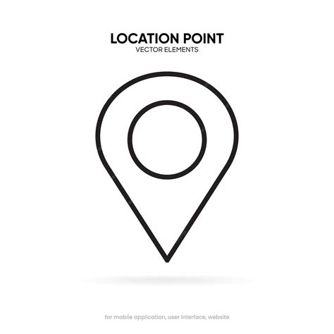 Premium Vector 3d Target Pin Point Icon Red Map Location Pointer Icon