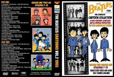 The Beatles Cartoons Remastered 55th Anniversary Vol2 2 Dvd Etsy