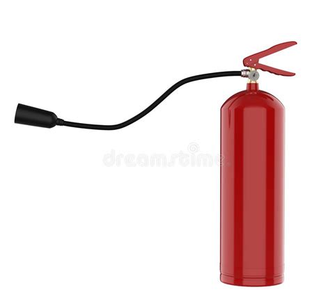 Fire Extinguisher On White Background Stock Illustration Illustration