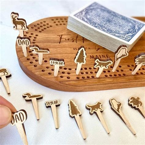Custom Cribbage Pegs Etsy