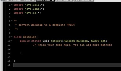Solved Hw6p1 Convert Max Heap To A Complete Bst The