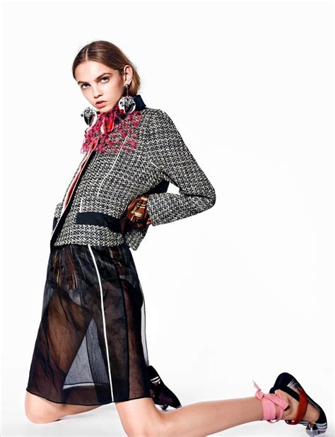 Molly Bair For 10 Magazine By Richard Burbridge