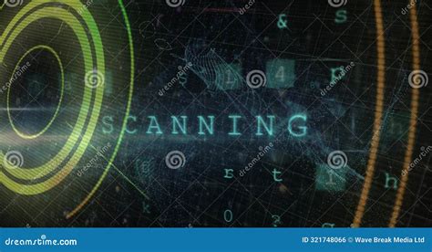 Digital Scanning Qr Code Label Vector Illustration