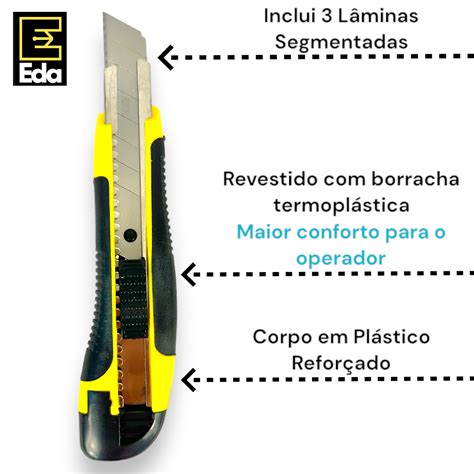 Kit Régua Inox 60cm Estilete Profissional 10 Lâminas Alemão Pipas