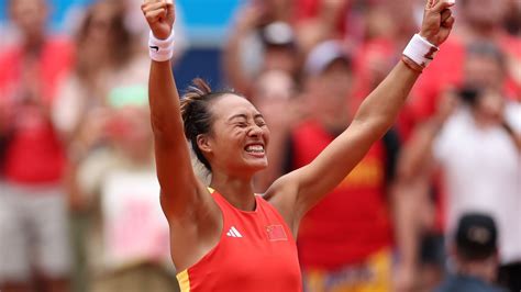 Zheng Qinwen Summons Inner Strength To Claim Chinas First Olympic