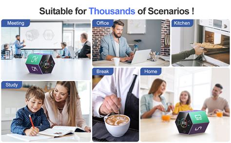 Ticktime Pomodoro Timer Productivity Timer Cube Hexagon Flip Focus