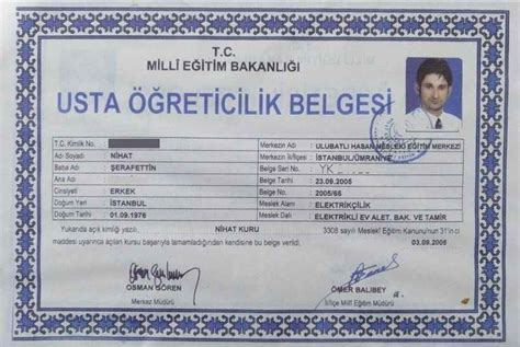 Usta Öğretici Belgesi Nedir Nasıl Alınır Şartları Medyabar