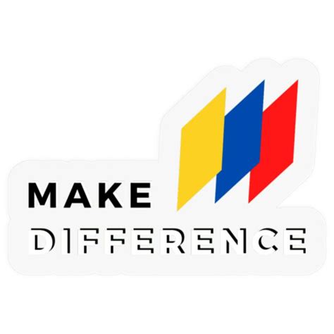 Make Difference Stickers Sold By Janic Sku 29080846 Printerval