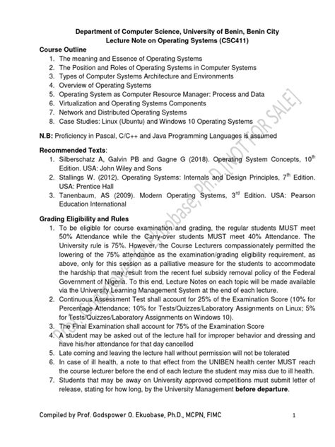 Final Version Pdf Operating System Process Computing