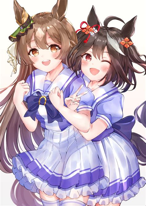 Satono Diamond And Kitasan Black Umamusume Drawn By Ibukisho Danbooru