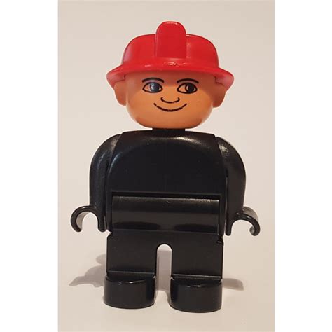 Lego Fireman With Black Top Duplo Figure Brick Owl Lego Marketplace