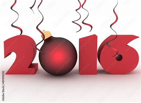 2016 Year Isolated 3D Image Uwalls Co Uk