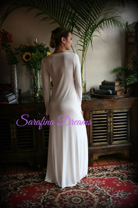 Knit T Shirt Nightgown Silk Knit Blend Sleep Shirt Silk Etsy Lace