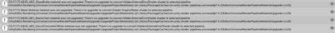 Unity Material Was Not Upgraded Unity Engine Unity Discussions