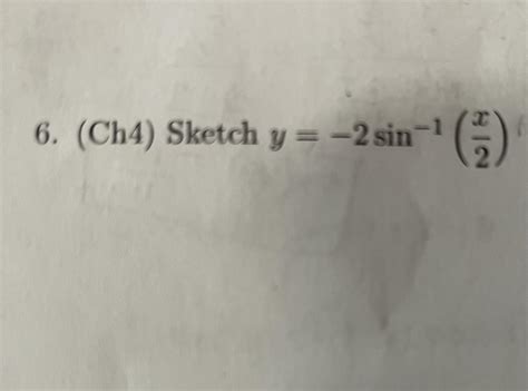 Trigonometry PreCalculus Inverse Trig Functions How Would You Graph This By Hand R