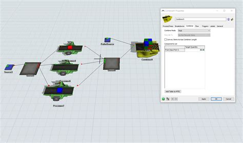 Combining From Several Ports Flexsim Community