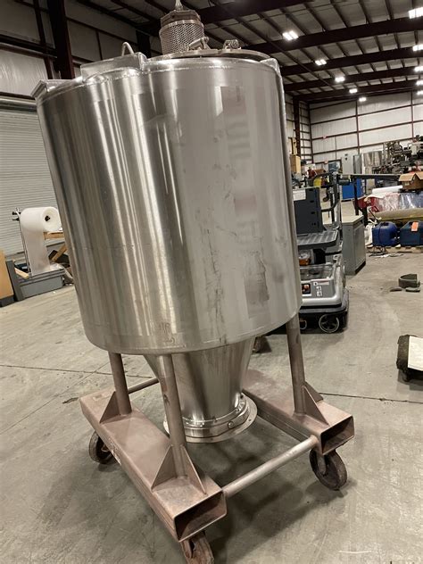 Readco 20 Ft³ Stainless Cbm Containerized Batch Powder Blending Mixing Tank Moses B Glick