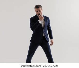 Sexy High Class Man Suit Sensually Stock Photo Shutterstock