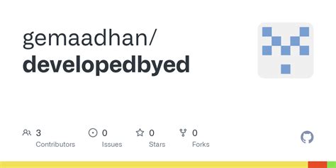 GitHub Gemaadhan Developedbyed
